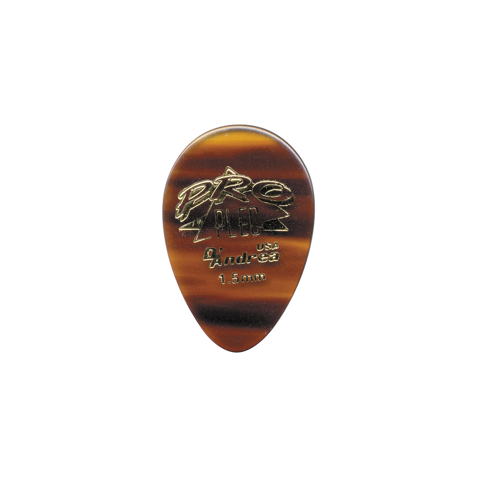 D'Andrea Pro Plec Large Round Teardrop Guitar Picks One Dozen Shell 1.5 ...