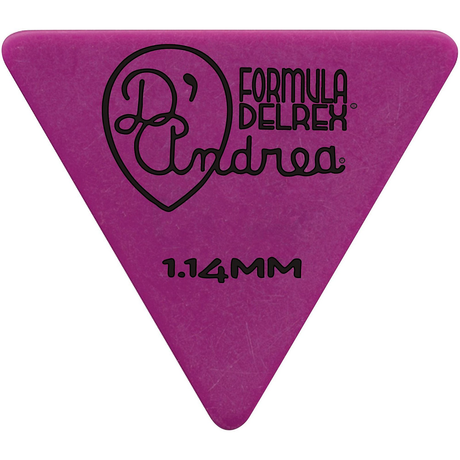 D'Andrea Shell Celluloid 355 Triangle Picks - One Dozen Purple 1.14 mm ...