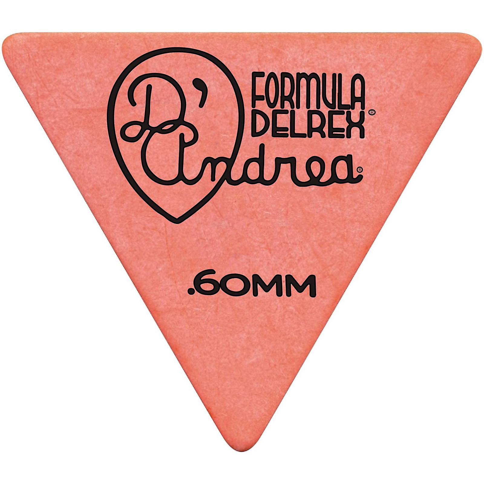 D'Andrea Shell Celluloid 355 Triangle Picks - One Dozen Orange .60 mm ...