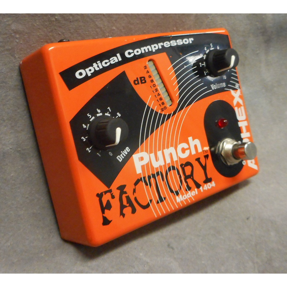 Used Aphex 1404 Punch Factory Optical Compressor Orange Effect Pedal ...