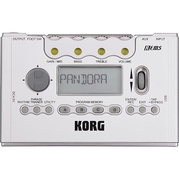 Open Box KORG Pandora PX5D Guitar Multi Effects Processor Silver | Guitar Center