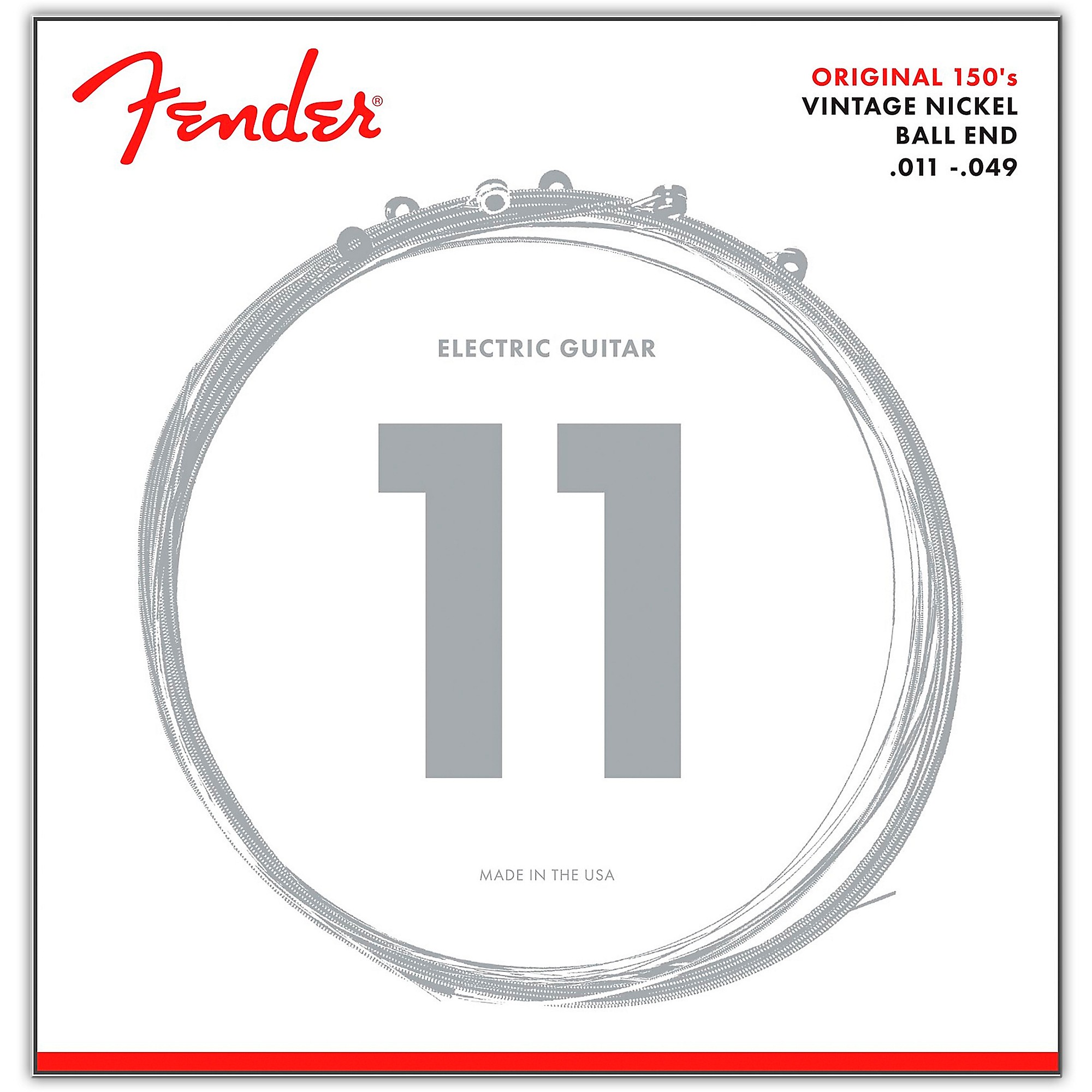 Fender 150M Original Pure Nickel Electric Strings - Medium | Guitar Center