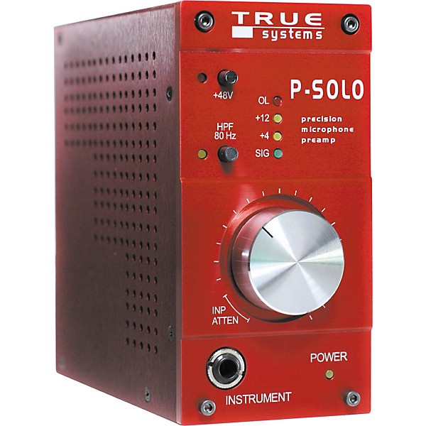 Open Box True Systems P-SOLO Single Channel Microphone Preamp | Guitar ...