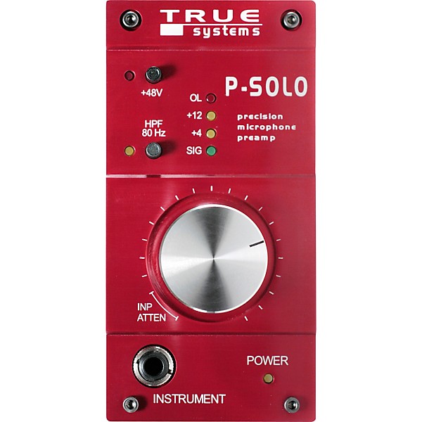 Open Box True Systems P-SOLO Single Channel Microphone Preamp | Guitar ...