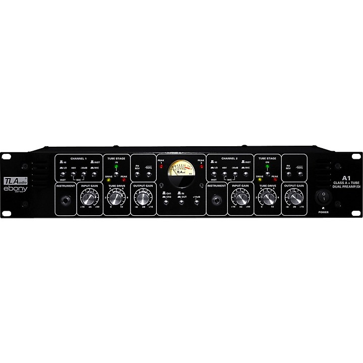 TL Audio Ebony A1 Discrete Class A and Tube Dual Preamp/DI | Guitar Center