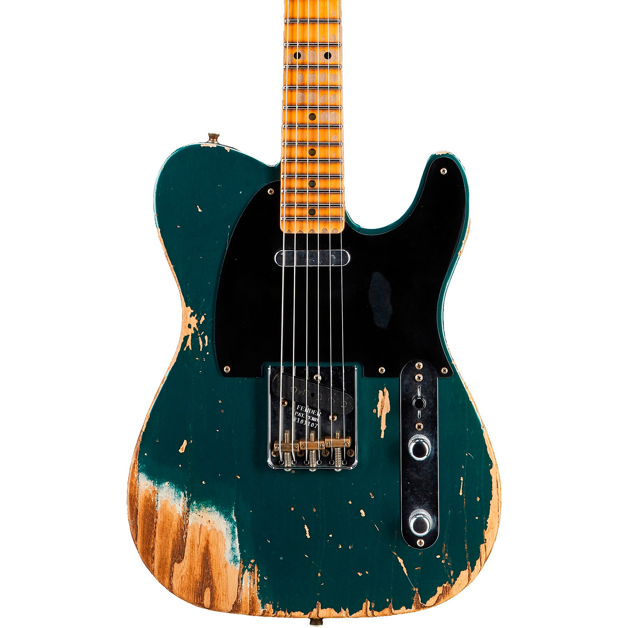 Fender Custom Shop 1952 Telecaster Heavy Relic Electric Guitar Sherwood ...