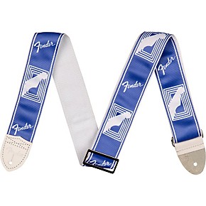 Fender 2 inch Custom Color Fender Monogrammed Strap Daphne Blue ...