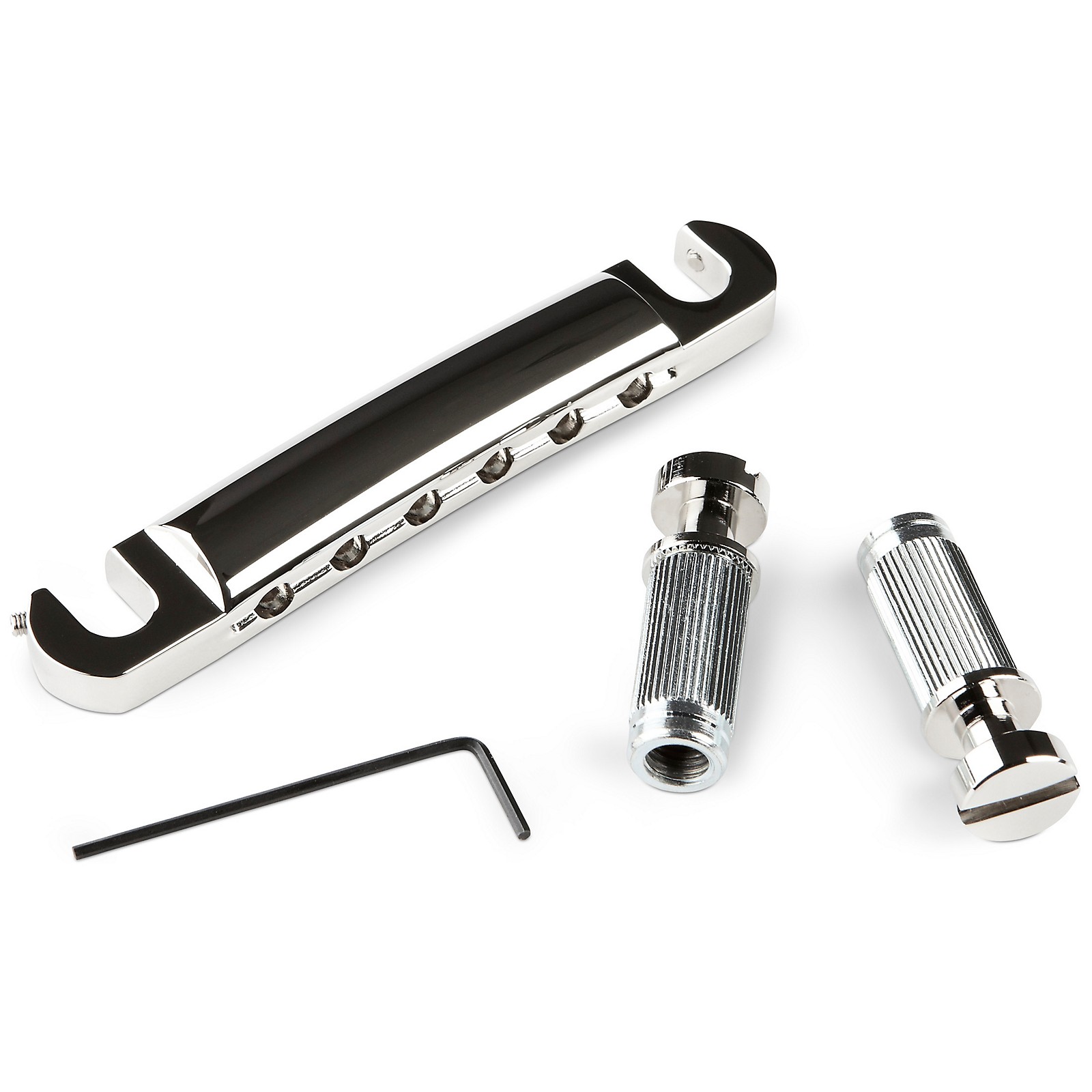 TonePros T1ZSA Aluminum Featherweight Locking Tailpiece Nickel | Guitar ...