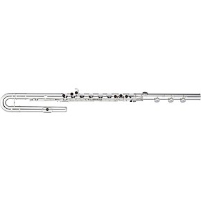 Pearl Flutes 305 Series Bass Flute C Foot with Crutch | Guitar Center