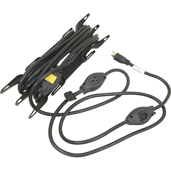 Stage Ninja Musician's Extension Stringer Cord 25', 12 GA, 15-amp w ...