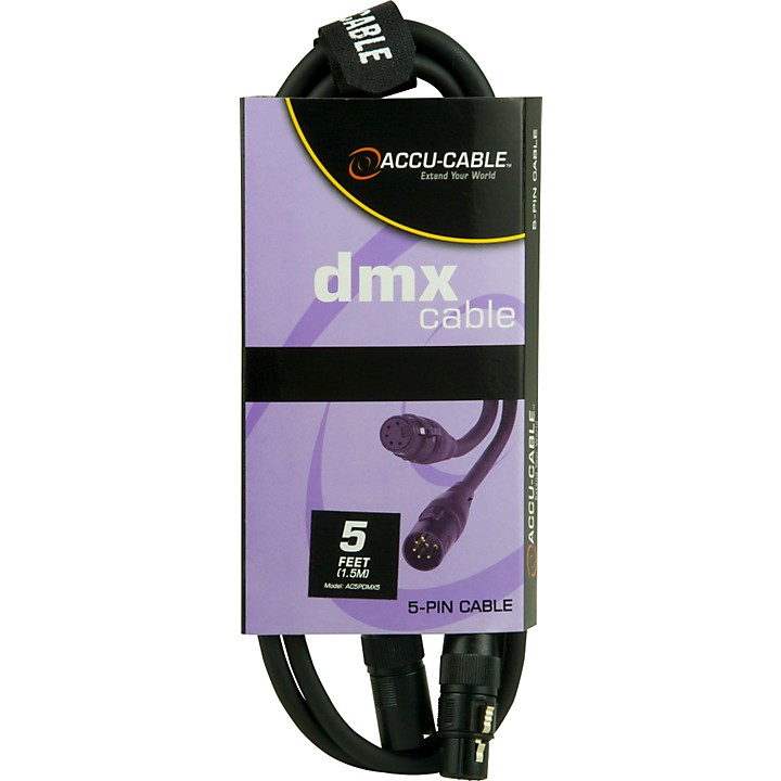 American DJ 5-Pin DMX Lighting Cable 5 ft. | Guitar Center