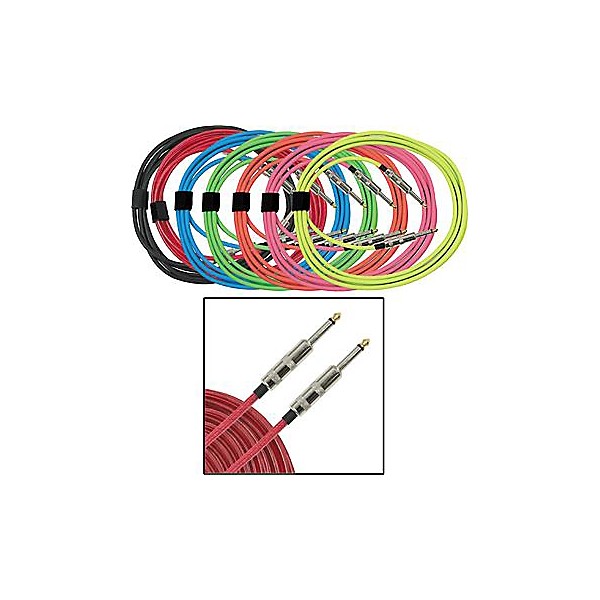 American Cable Company Standard 1/4" Straight Guitar Cable Black 25 ft ...