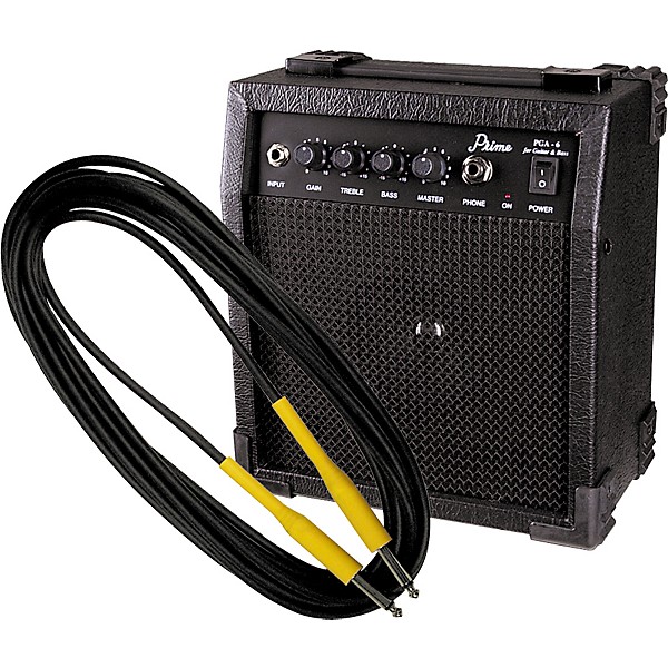 Gear One Instrument Cable & Prime PGA-6 Practice Amp Upside Down ...