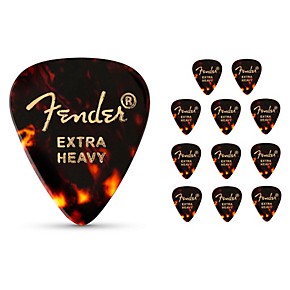 Fender 351 Standard Guitar Picks Heavy 1 Dozen | Guitar Center