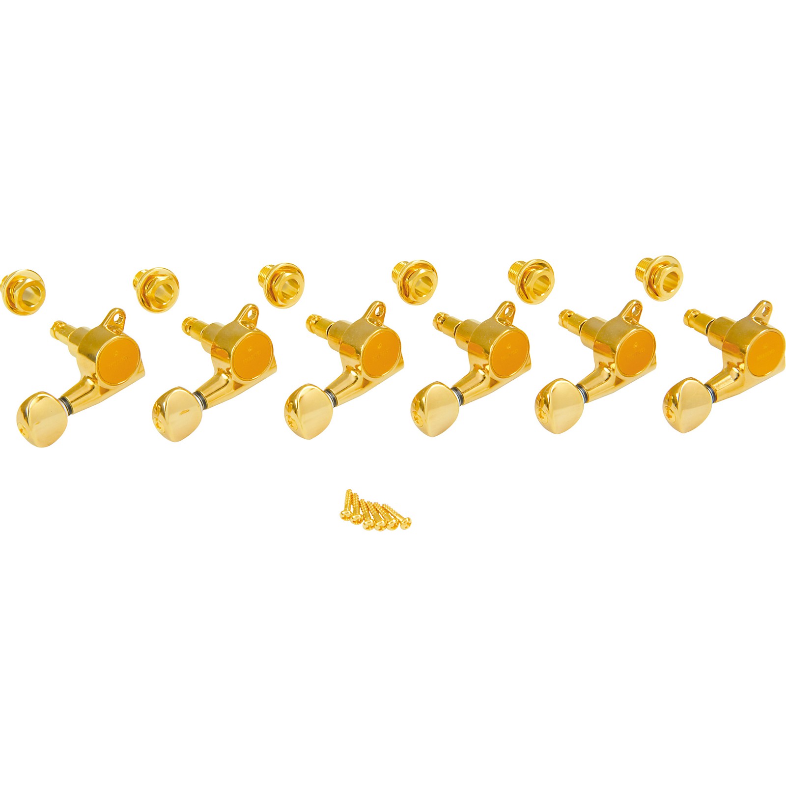 Gotoh Locking Tuners Right Hand - 6 Pack Gold | Guitar Center