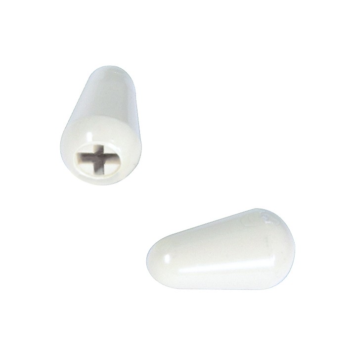 Fender Original Stratocaster White Switch Tips (2) | Guitar Center