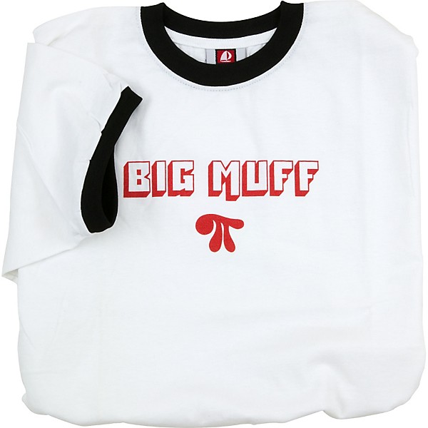 Electro-Harmonix Big Muff Logo T-Shirt White with Red Logo Large ...