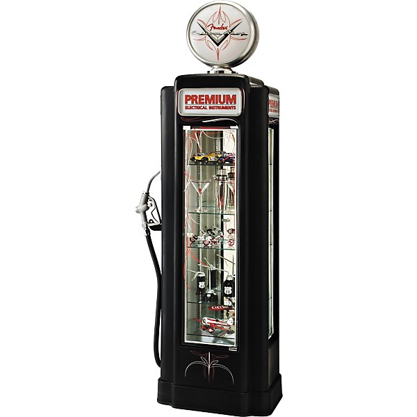 Fender Custom Shop Gas Pump Shelf Display Case Black | Guitar Center