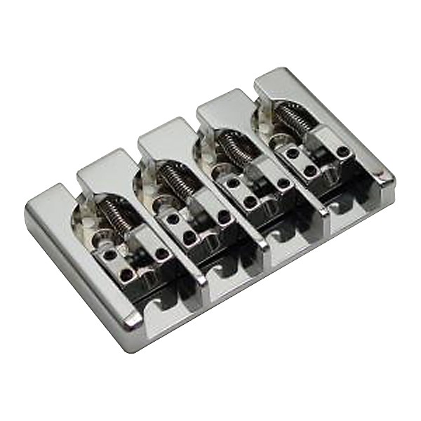 Hipshot Aluminum A-Style String-Through Bass Bridge Mount 2 Chrome ...