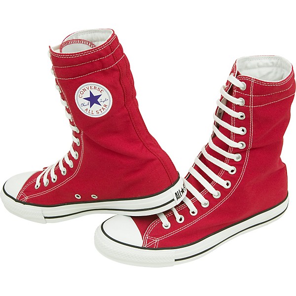 Converse Chuck Taylor All Star Extra Tall Hi-Top Sneakers Black 10 ...