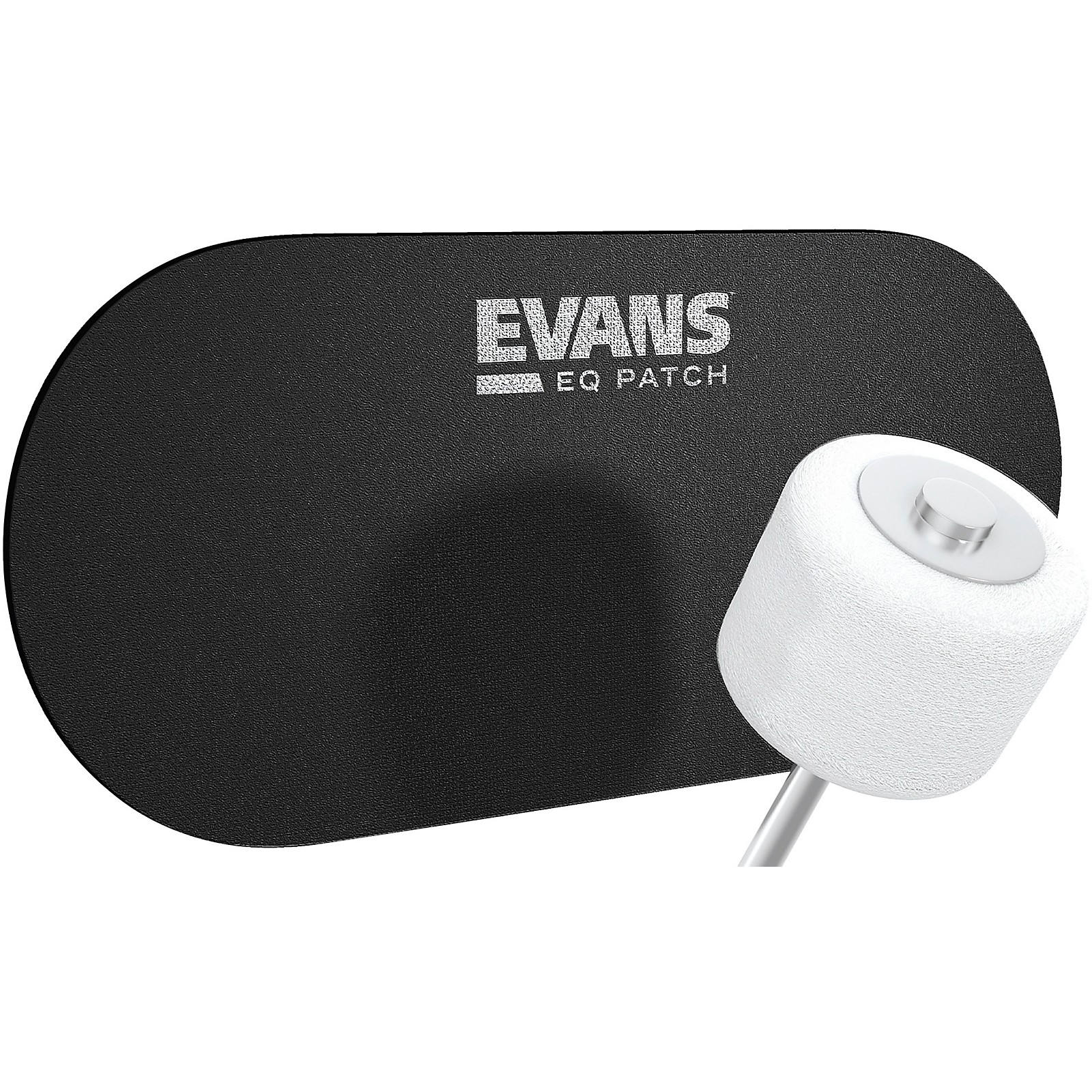Evans EQ Double Bass Drum Patch Black | Guitar Center