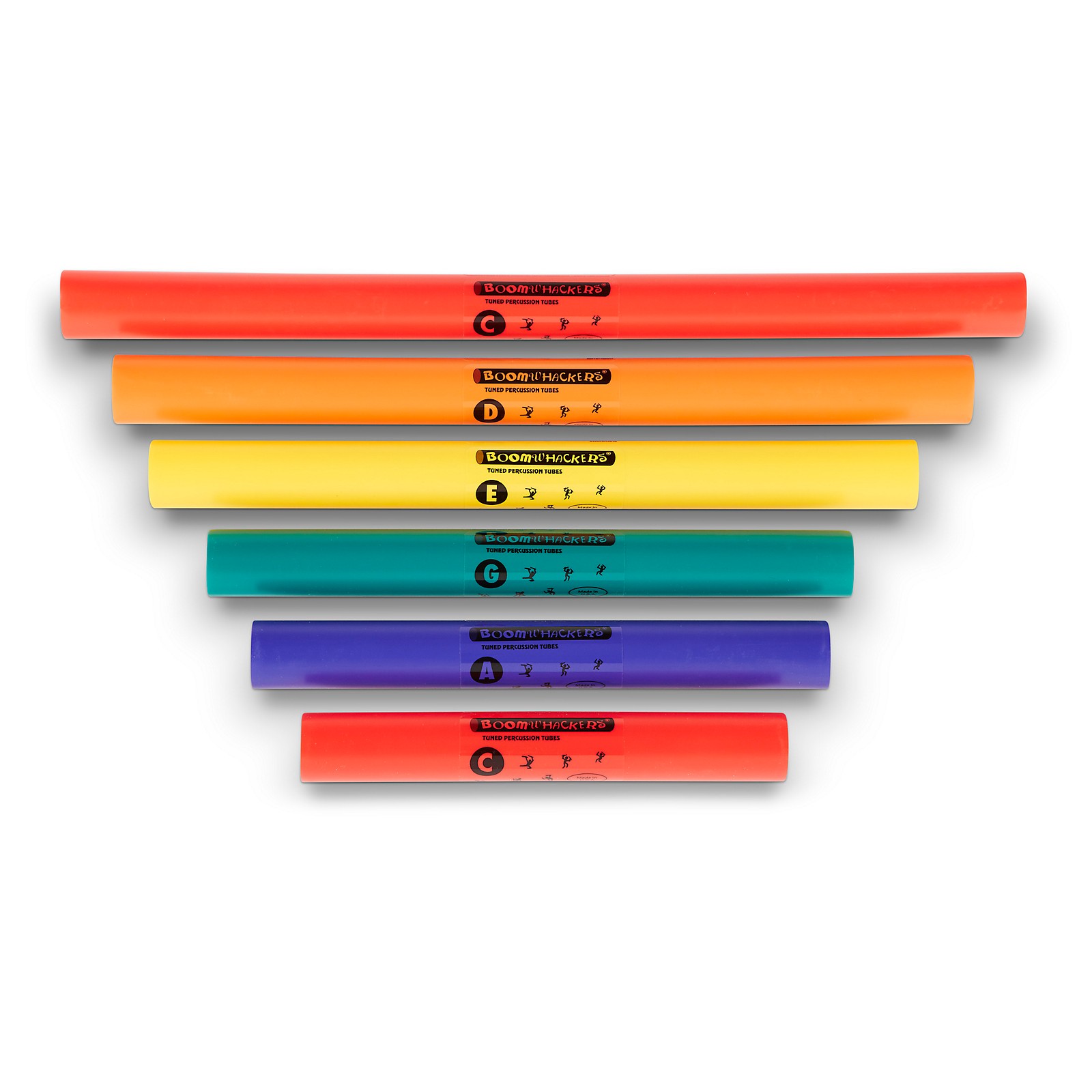 Boomwhackers C Major Pentatonic Scale Set Boomwhackers Tuned Percussion ...