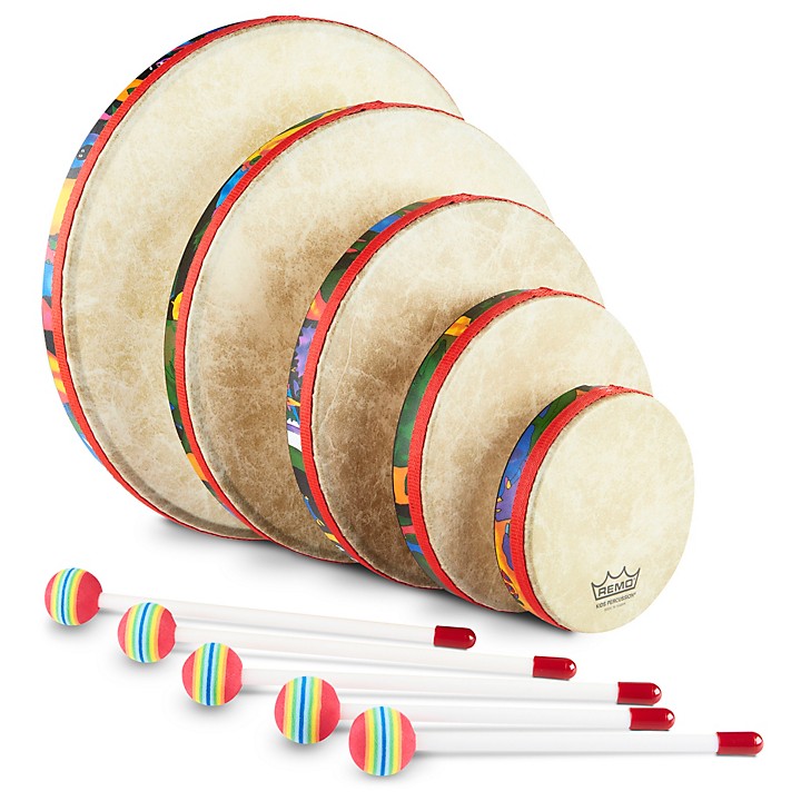 Remo Kid's Percussion Rain Forest Hand Drum Set | Guitar Center