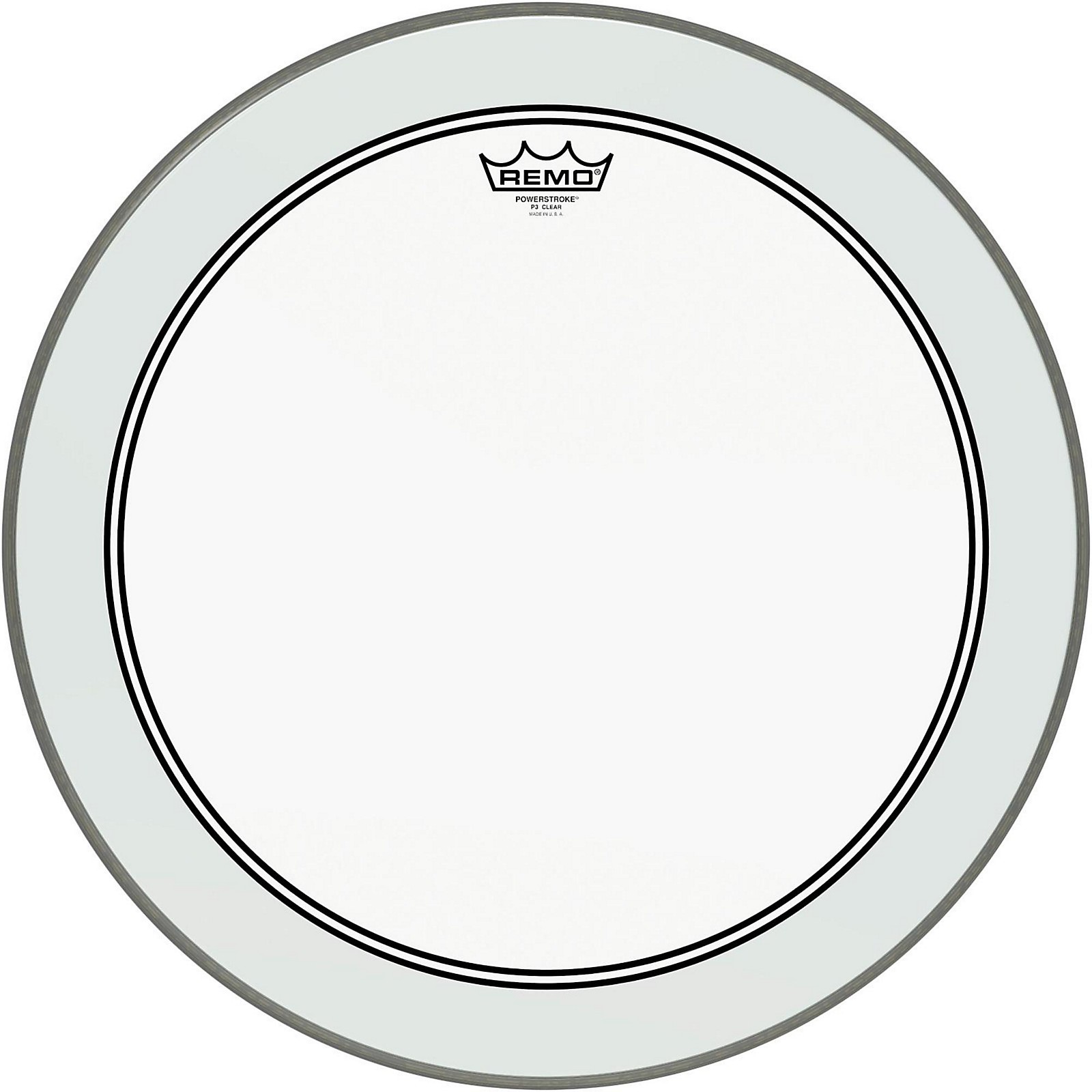Remo Powerstroke 3 Clear Bass Drum Head With Impact Patch 20 in ...