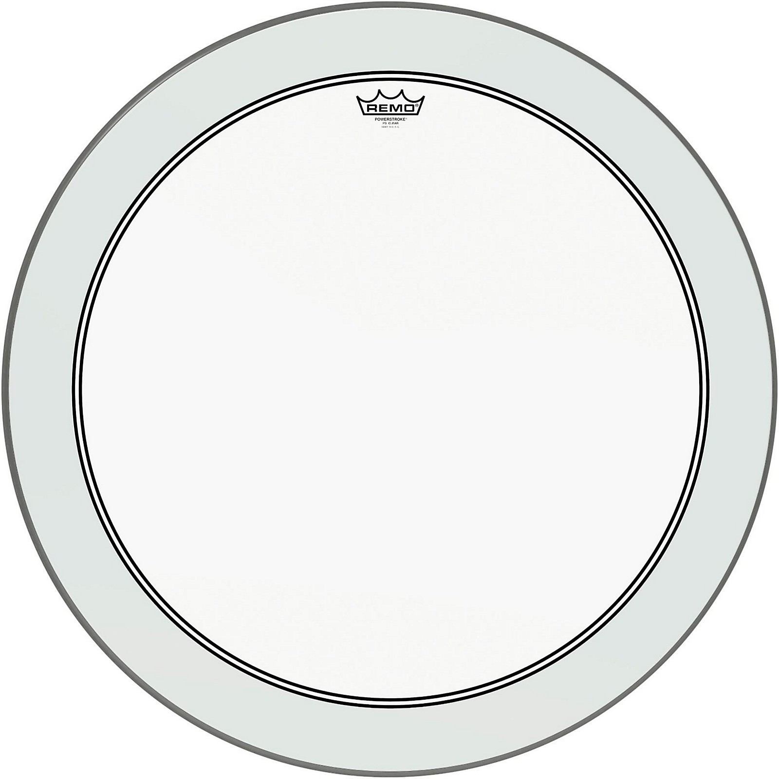 Remo Powerstroke 3 Clear Bass Drum Head With Impact Patch 28 in ...