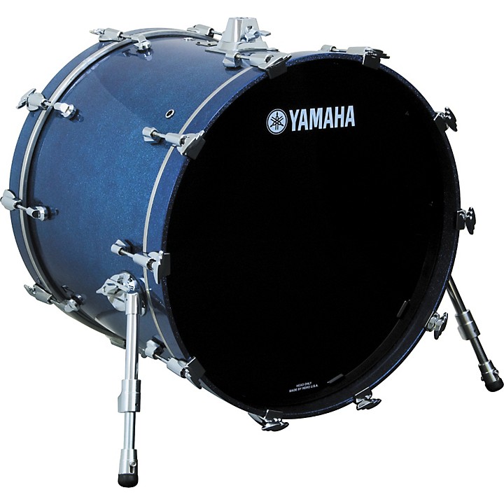 Yamaha Absolute Maple Nouveau Bass Drum Blue Sparkle 22 x 18 in ...