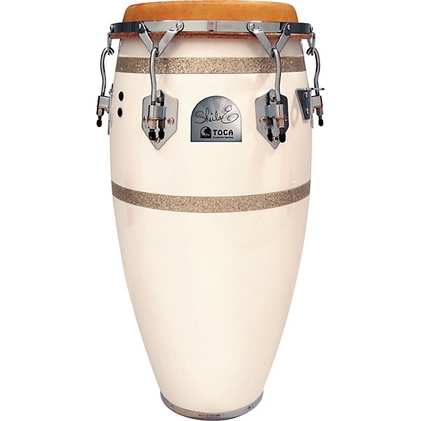 Toca Sheila E Custom Series Quinto White Lacquer | Guitar Center