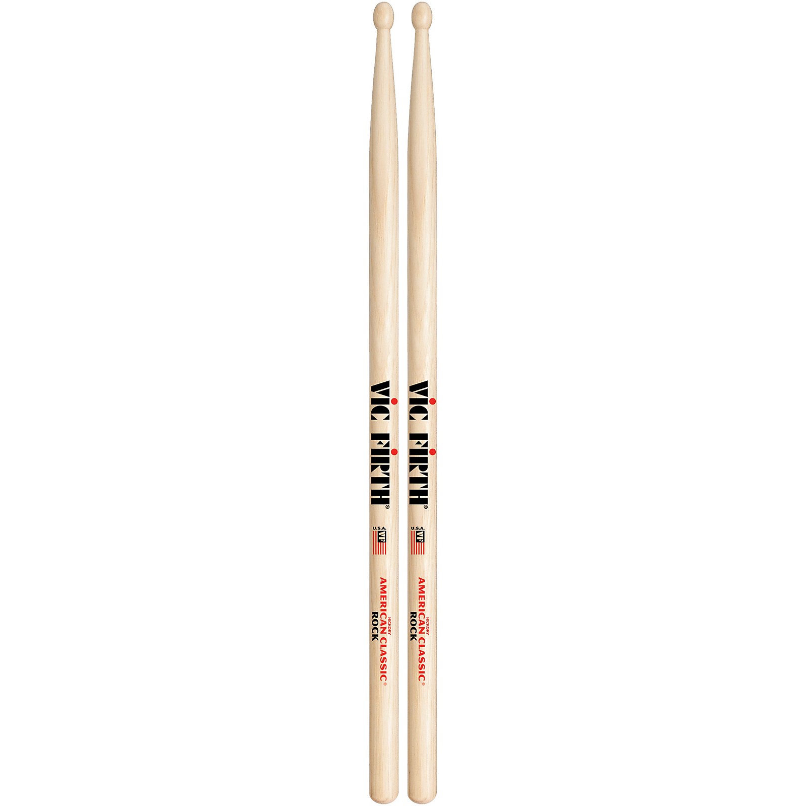 Vic Firth American Classic Hickory Drum Sticks Wood Rock | Guitar Center