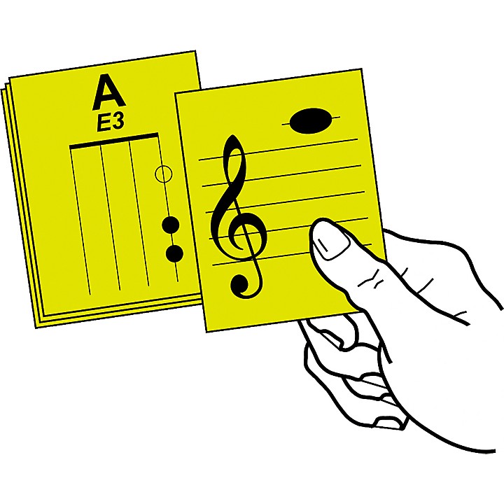 Notes & Strings Stringed Instrument Flashcards Violin, Laminated ...
