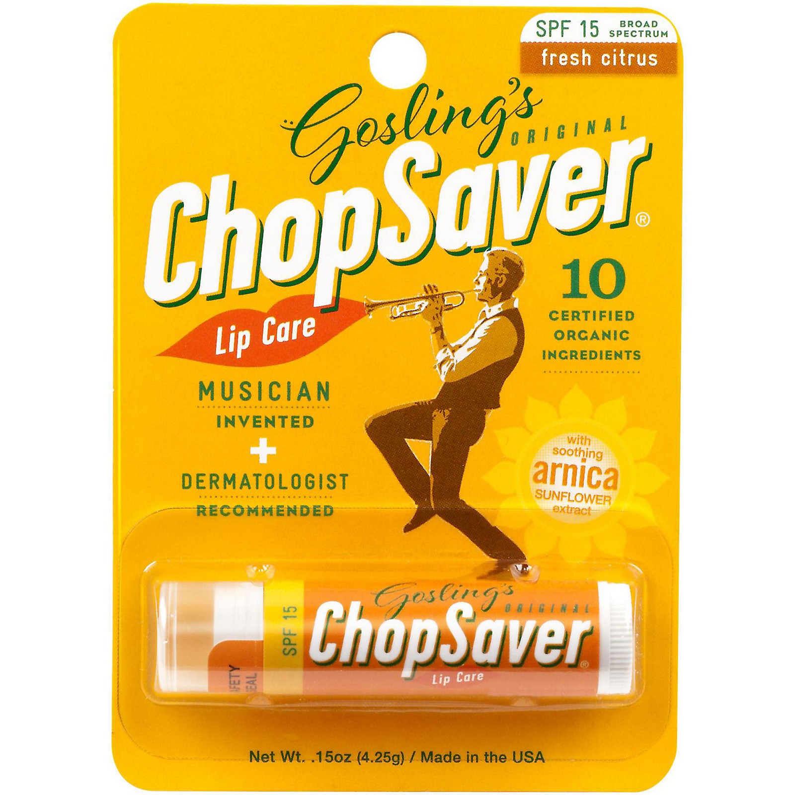 ChopSaver Gold Lip Balm with SPF Protection | Guitar Center