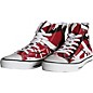 EVH Eddie Van Halen High Top Sneakers - Red, Black, and White Striped ...