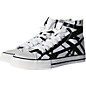 Open Box EVH Eddie Van Halen High Top Sneakers - White with Black ...