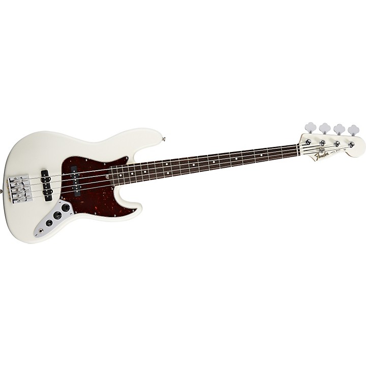 Fender FSR Hot Rod Jazz Bass Olympic White | Guitar Center