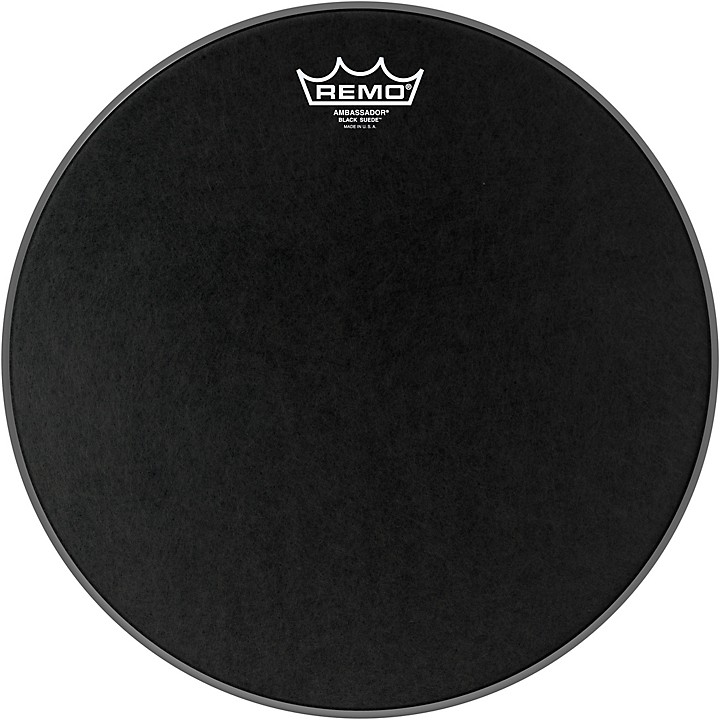 Remo Black Suede Ambassador Batter Drumhead 14 in. | Guitar Center