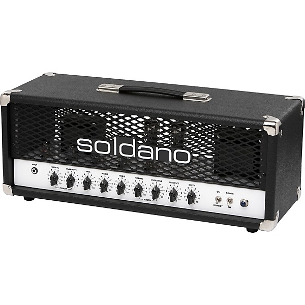 Open Box Soldano Hot Rod 50 Plus 50W Tube Guitar Amp Head Black ...