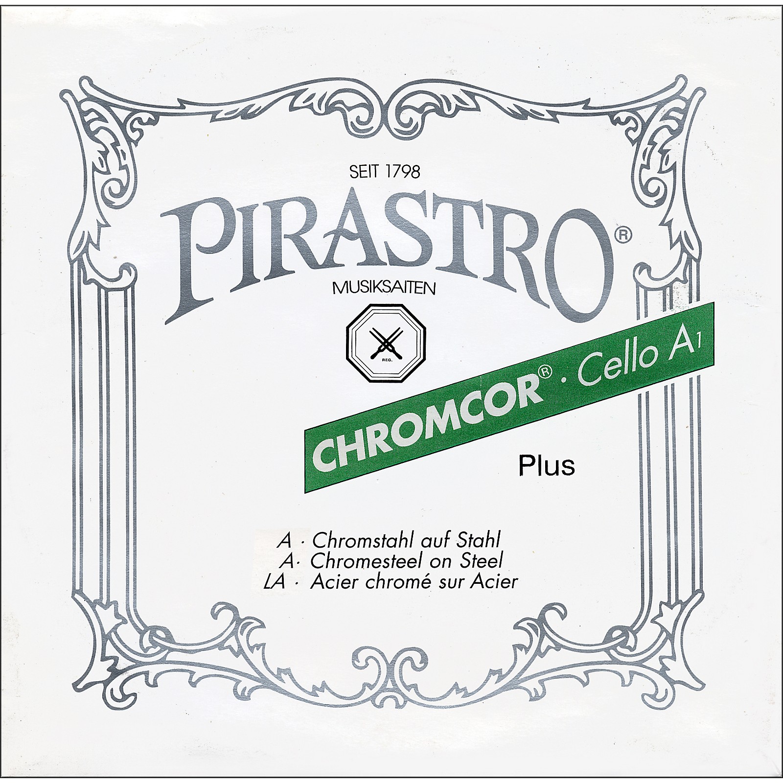 Pirastro Chromcor Plus 4/4 Size Cello Strings 4/4 Size A String ...