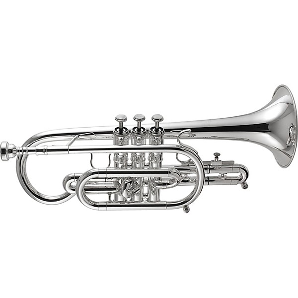 Getzen 381 Series Student Bb Cornet Silver | Guitar Center