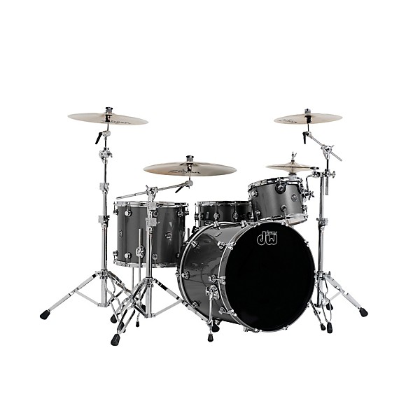 DW Performance Series 4-Piece Shell Pack Gun Metal Metallic Lacquer ...