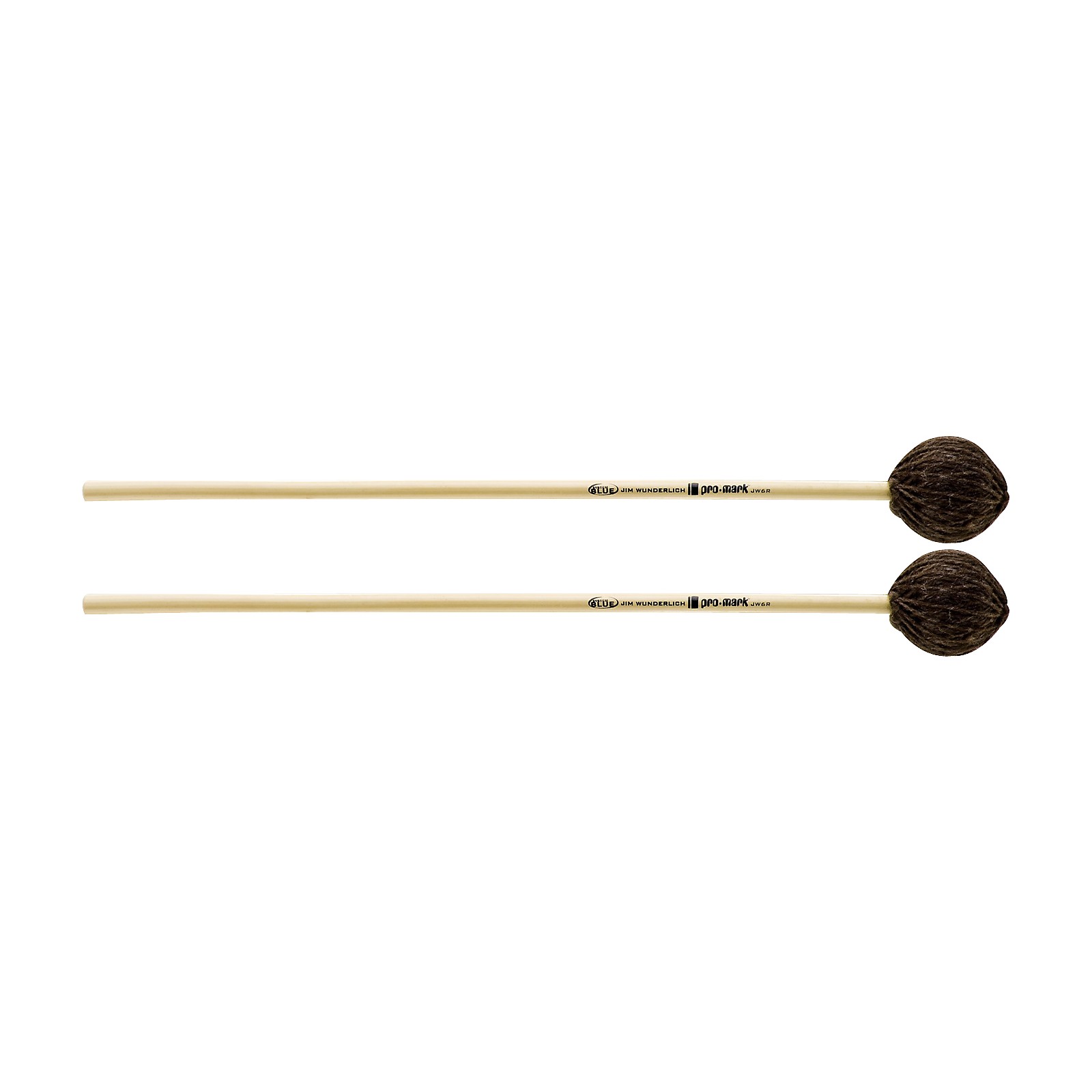 Promark System Blue Jim Wunderlich Series Mallets JW6R Soft Rattan Vibe ...