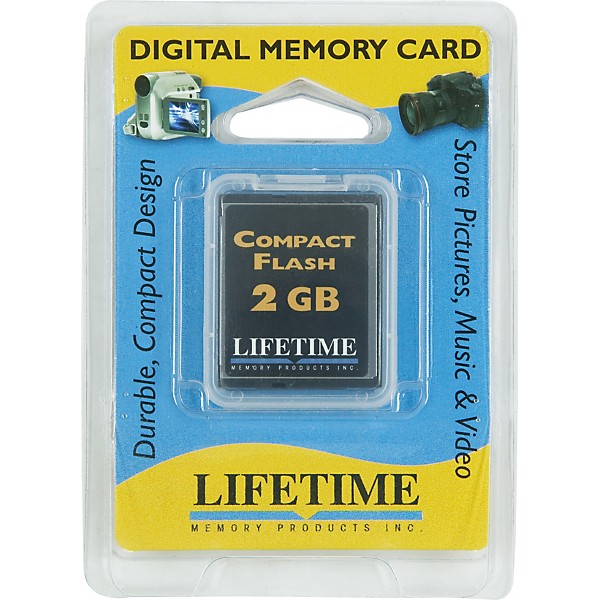 Lifetime Memory Products Compact Flash Card 8 GB | Guitar Center