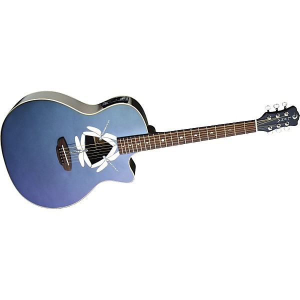 Luna Fauna Dragonfly Irid Flip Grand Auditorium Cutaway Acoustic ...