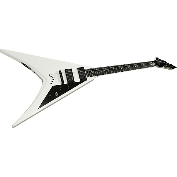 Platinum ESP Signature Dave Mustaine DV8 Electric Guitar Snow White ...