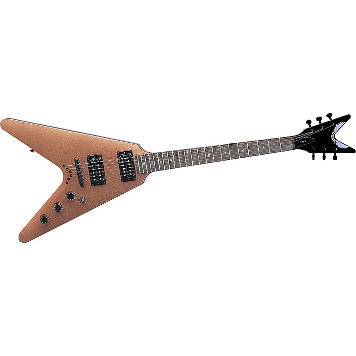 Dean Baby V Electric Guitar Metallic Copper | Guitar Center