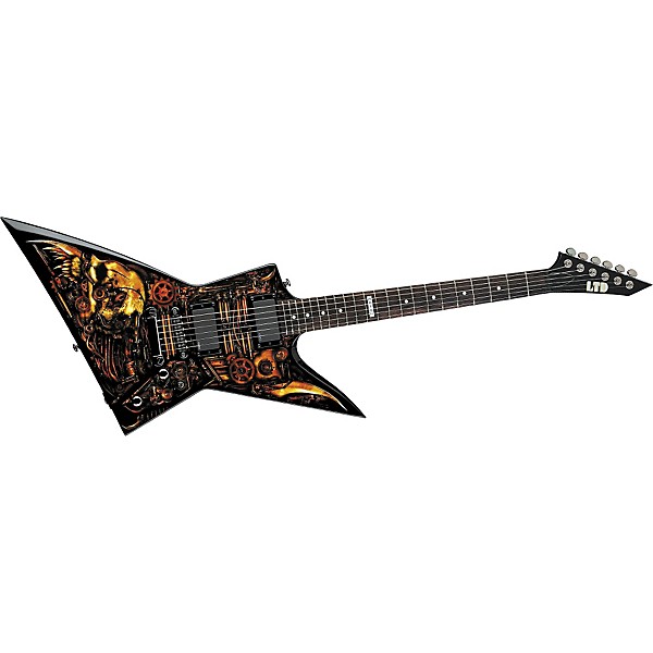 ESP LTD Graphic Series EX Clockwork Zombie Electric Guitar | Guitar Center