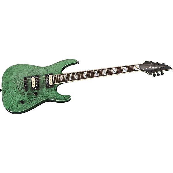 Jackson SLS3 Soloist Electric Guitar Green Swirl | Guitar Center