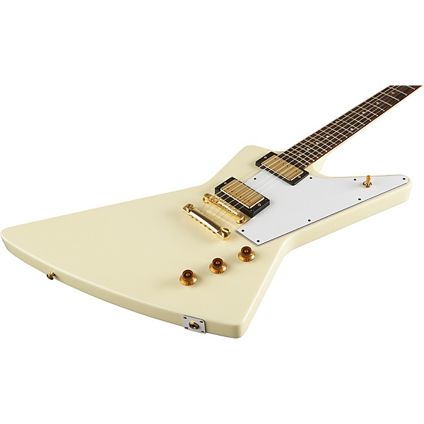 Platinum Gibson Custom Mahogany Explorer Electric Guitar White | Guitar ...